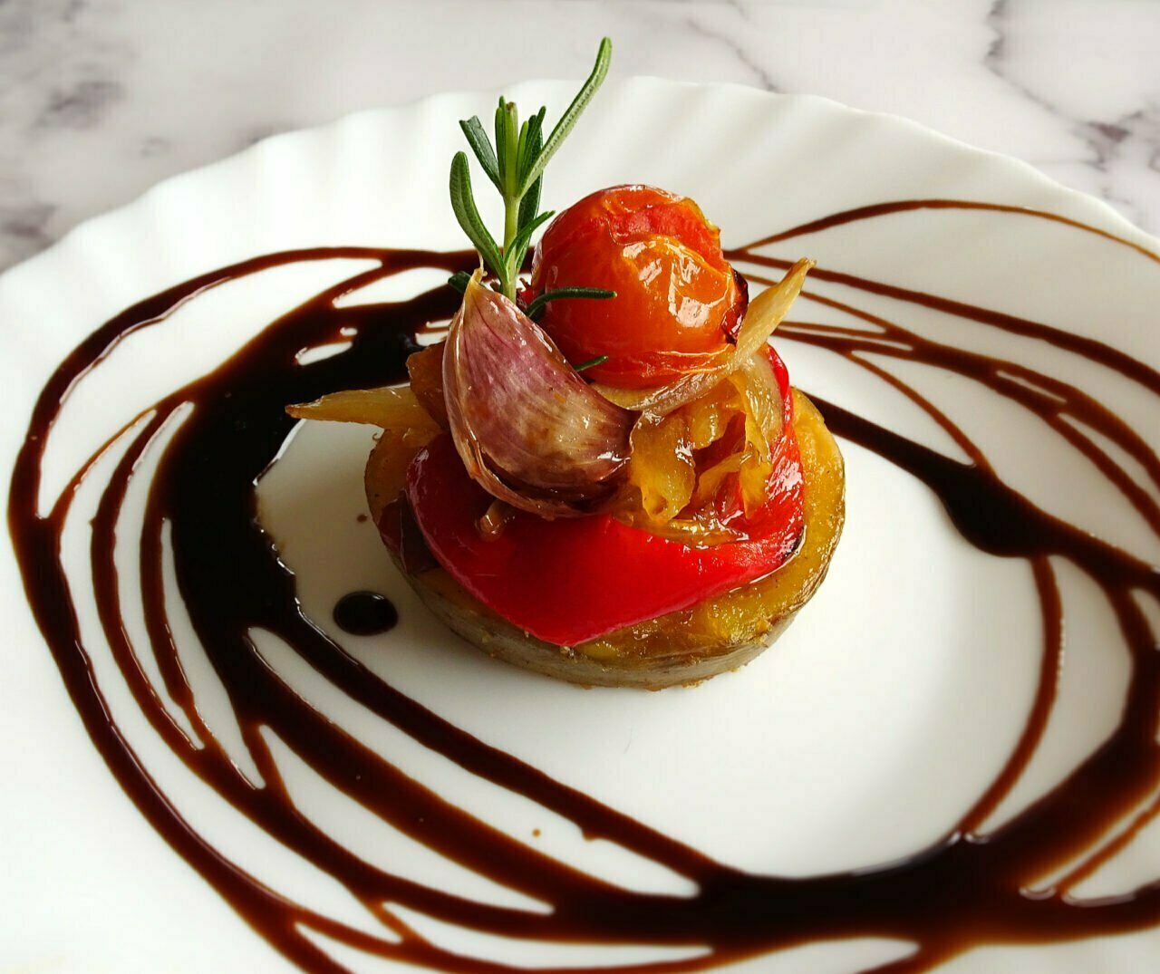 Vegan Roast Vegetable Stacks – Super Easy Tapas Ideas