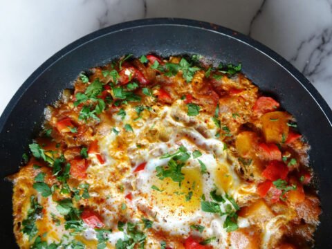 Spanish Vegetable Pisto with Eggs – One-Pot Recipe!